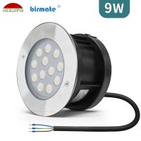 China SMD3030 SS316L Waterproof LED Ground Light 9W IK10 FCC for sale