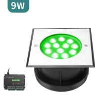 China 380LM 9W DMX512 Park Led Ground Lights DC24V SS316L Waterproof for sale