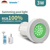 China 3W 70LM small ABS structure waterproof led Cement swimming pool lights for sale