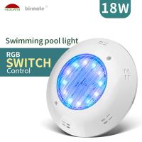 China VDE 630LM Waterproof Led Swimming Pool Light 18W Switch Control for sale