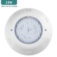 China Surface Mount IP68 Dimmable Led Pool Light 18X1W Transparent PC for sale