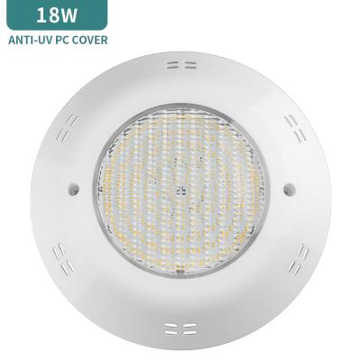 China 18W SMD2835 12V 1800LM IP68 Structure waterproof Led Concrete Pool Lights for sale