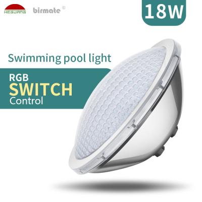 China 520lm AC12V IP68 PAR56 18W LED Swimming Pool Lighting for sale