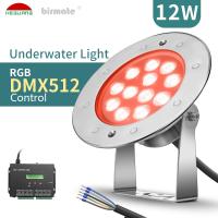 China 12W 480LM 500ma LED Underwater Swimming Pool Lights VDE IK10 for sale