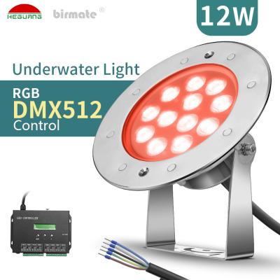 China 12W 480LM 500ma LED Underwater Swimming Pool Lights VDE IK10 for sale