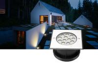 China Lawn Plaza 380LM SMD3535 Inground Pool Lights 9W for sale
