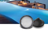 China PAR56 Acrylic Swimming Pool Light 18W High Voltage GX16D Base PC Cover for sale