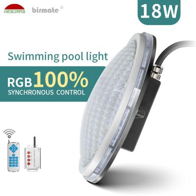 China 18W 2050ma UL IP68 Waterproof Led Pool Light 520lm for sale