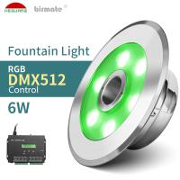 China SMD3535 SS316L Color Changing Fountain Lights 6W IK10 for sale
