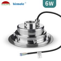 China SS316L DC24V Led Underwater Fountain Lights RGB Color 6W for sale