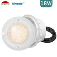 China Flame Retardant PAR56 Pool Light SS316L 18W PC Waterproof SMD2835 for sale