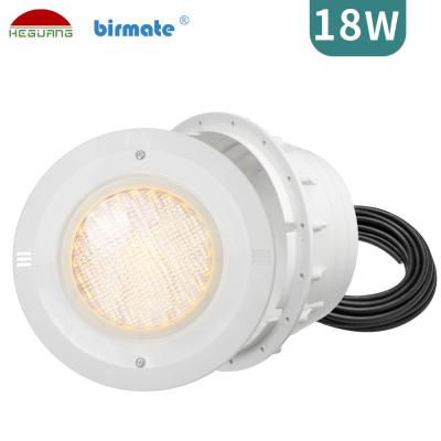 China Flame Retardant PAR56 Pool Light SS316L 18W PC Waterproof SMD2835 for sale