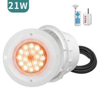 China PC Synchronous UL Certificated Pool Light 21W For Swimming Pool for sale