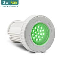 China 280ma ABS Led Swimming Pool Light 70LM RGB Synchronous Control for sale