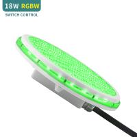 China 130LM Par56 Pool Light ABS Anti Uv Pc Cover Switch Control 18W SMD5050 for sale