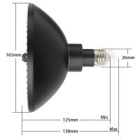 China 500LM Led Underwater Pool Lights 18W Aluminum AC12V SMD5050 630nm for sale