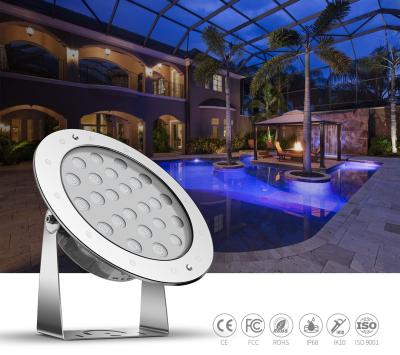 China 36W RGB DC24V LED Underwater Swimming Pool Lights IP68 For Garden Fountain Pond for sale