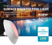 China 18W RGBW Pool Light Vinyl Color Changing Swimming Pool Lights for sale