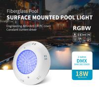 China IP68 LED Underwater Pool Light 2 Wires DMX Control Fiberglass Pool Lights for sale