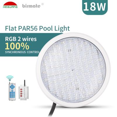 China 18W SMD5050 520LM Par56 Pool Light ABS Anti UV PC Cover Swimming Pool Fountain Light for sale
