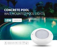 China SMD2835 LED Wall Mounted Pool Light 1800LM Anti UV PC Cover Ultra Thin for sale