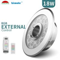 China IP68 LED Fountain Light DMX Control RGB 27W Waterproof With Nozzle for sale