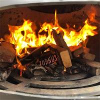 China Cold Rolled Steel Ceiling Suspended Fireplace Wood Burning 7kW 600mm Real Flame for sale