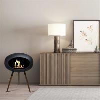 China Ground Wood Low Black Bio-ethanol Haard for sale