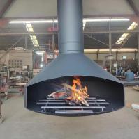 China Europe Ceiling Suspended Fireplace Rotating Heating Stove Wall Mounted for sale