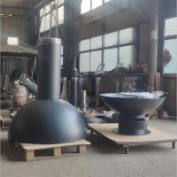 China French Style Hanging Wood Burning Stove Ceiling Suspended Fireplace 600mm 800mm for sale