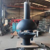 China French Style Hanging Wood Burning Stove Ceiling Suspended Fireplace 600mm 800mm for sale