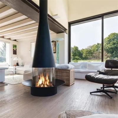 China Central Wall Mounted Hanging Wood Burning Stove Dia 700mm 1000mm with Glass for sale