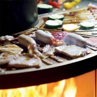 China European Cold Rolled Steel Suspended Fireplace Wood Burning Stove Dia 700mm 1000mm for sale