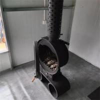 China European Indoor Freestanding Wood Burning Hanging Stove Fireplace D600mm 60-80sqm for sale