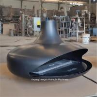 China Black Roof Mounted Ceiling Carbon Steel Float Suspended Bioethanol Fireplace 1.5L 80cm for sale
