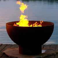 China Corten Steel Wood Burning Fire Pit Bowl 600-1500mm Diameter for Outdoor Camping for sale