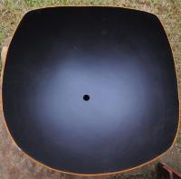 China Corten Steel Hemisphere Fire Globe Bowl Wood Burning Fire Pit 600-1500mm for sale