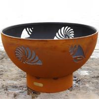 China Corten Steel Wood Burning Fire Bowl Pit 600-1500mm Diameter for Camping for sale