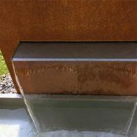 China Laser Cut Blade Decorative Corten Steel Panels for sale