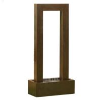 China Waterfall Cascade Corten Steel Water Feature Fountain for sale