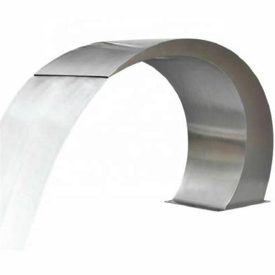 China 304 Stainless Steel Garden Water Fountain Sculpture 65cm Outdoor Pool Feature for sale