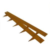 China Corten Steel Garden Lawn Edging 1.5mm Thickness Flexible Border for Landscaping for sale