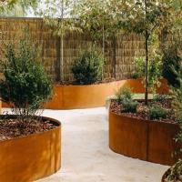 China Corten Steel Garden Edging 1.6mm Thickness Straightcurve Landscape Border for Lawn and Path for sale