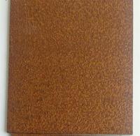 China Antique Corten Steel Urban Trash Can 390mm Round Metal Litter Bin 800mm Height for sale