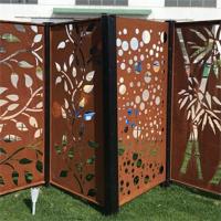 China Corten Steel Privacy Screen 1720x1120mm Large Tree of Life Metal Garden Art Panel for sale