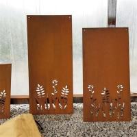 China Tree of Life Corten Steel Privacy Screen Wall Panel 900x1200mm Customizable for sale