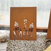 China Tree of Life Corten Steel Privacy Screen Wall Panel 900x1200mm Customizable for sale