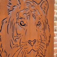 China Corten Steel Laser Cut Garden Wall Art Panel Rustic Decor Custom Size 2.0mm Thickness for sale