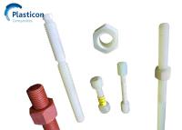 China M6-M20 Grade 4.8 FRP Bolt White Fiber Reinforced Plastic Bolt for sale