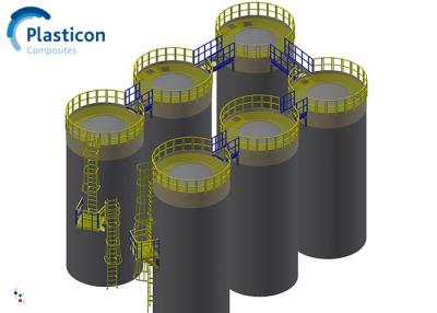 China Customized FRP Tank Fibre Reinforced Plastic Tanks And Vessels for sale